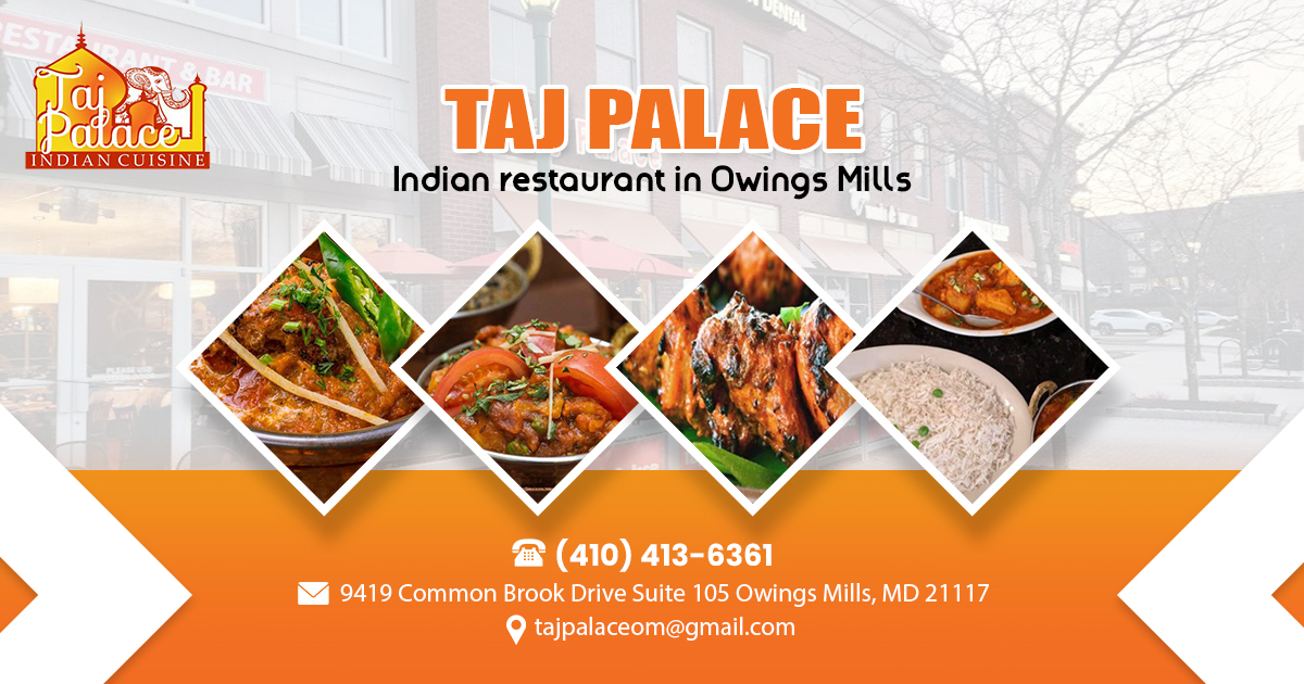 Indian Menu | Taj Menu | Lunch Buffet | Indian Cuisine